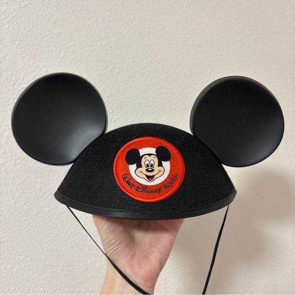Disney | Accessories | Walt Disney World Mickey Mouse Ears Felt Hat ...